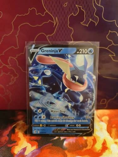 Greninja V 073264 Swsh08 Fusion Strike Holo Ebay