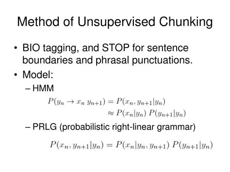 ppt simple unsupervised grammar induction from raw text with cascaded