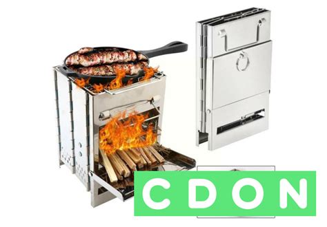 Utendørs Grill Mini Ved Komfyr Sammenleggbar Grill Utendørs Ved