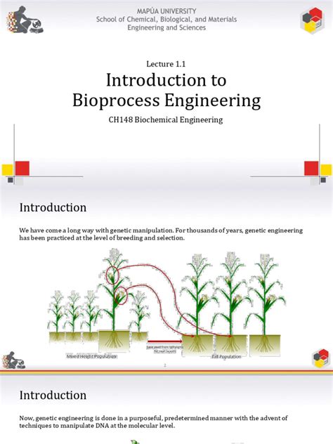 1 1 Introduction To Bioprocess Engineering Pdf Biotechnology Engineering