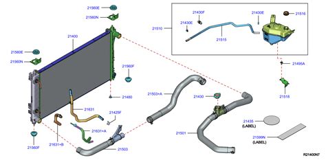 1997 Nissan Radiator Coolant Hose 21632 6ca0a Genuine Nissan Part