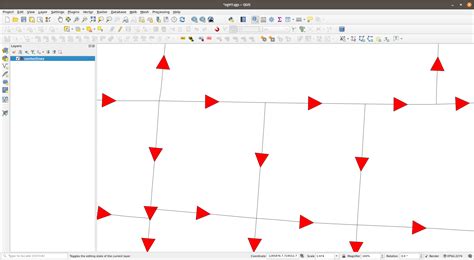 Qgis Arrow In The Direction Of Line Digitization North River Geographic Systems Inc