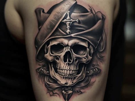 Jolly Roger Flag Tattoo