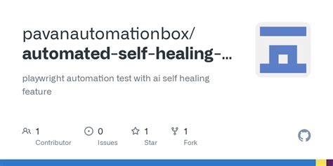 Github Pavanautomationboxautomated Self Healing Ai Tests Playwright Automation Test With Ai