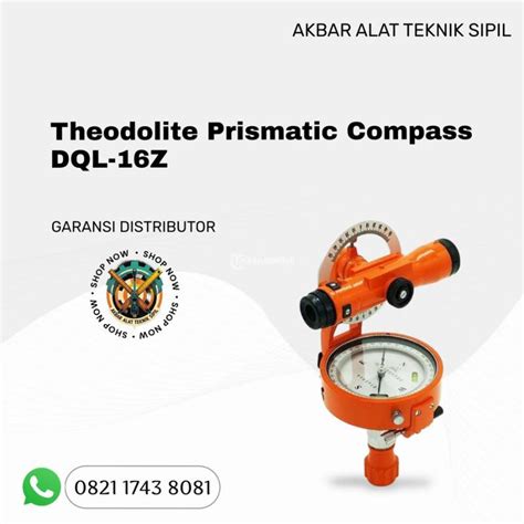 Supplier Theodolite Prismatic Compass Dqldi16z Pembesaran 16x Akurasi