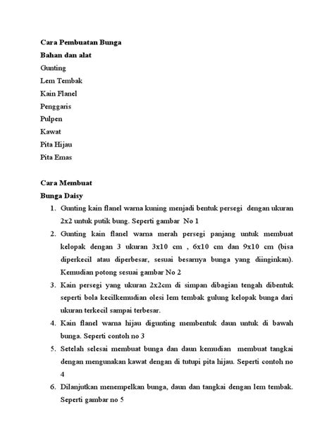 Cara Membuat Bunga 2 Pdf