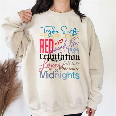 Swiftie Svg Taylor Swift Albums The Era Tour Svg Taylo Inspire