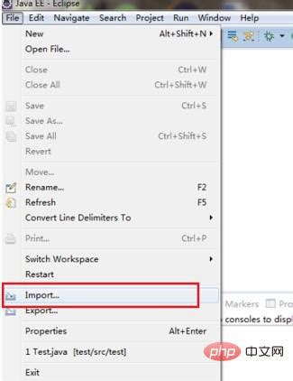 How To Import Java Project In Eclipse JavaBase Php Cn