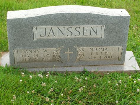 Danny W Janssen 1929 1991 Find A Grave Memorial