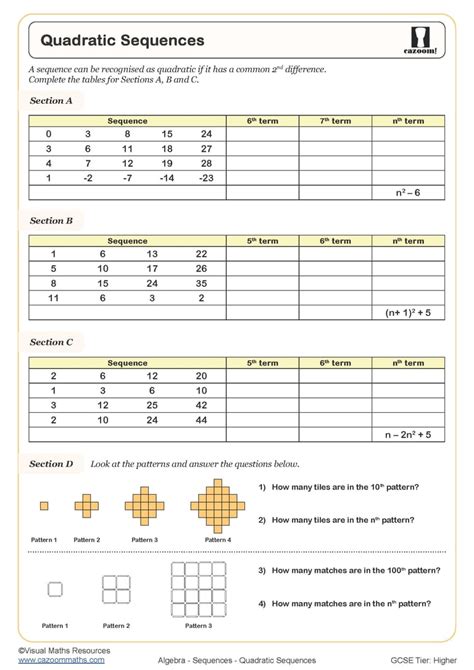 Quadratic Simultaneous Equations Gcse Questions Gcse Revision Questions