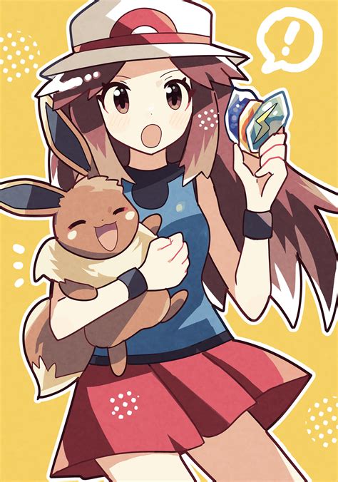 Best Girl Leaf Holding A Stones Letting Eevee See What It Wants To Be