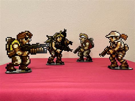 Metal Slug Sprites Video Game Inspired Pixel Art Etsy Uk