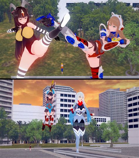 Grid Girls Vs Kaiju Girls 2 By Prismblack91 On Deviantart