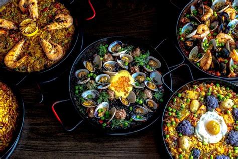 Types Of Paella At Ñora Spanish Cuisine In Berkeley