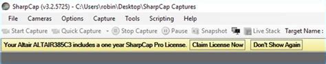 Sharpcap Pro