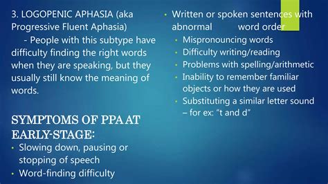 Aphasia And Dyslexia Pptx