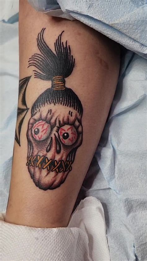 Voodoo Head Tattoos Voodoo Temporary Fake Tattoo Sticker Set Of 2