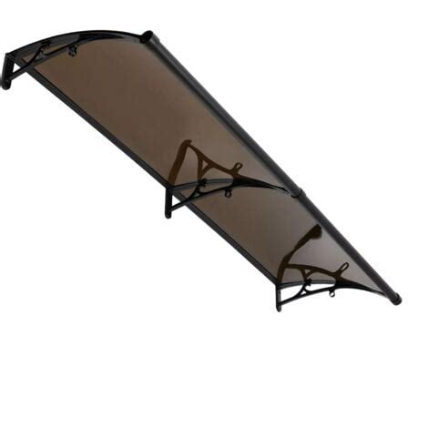 Marquise Auvent De Porte 200x60cm Auvent De Fenêtre De Porte