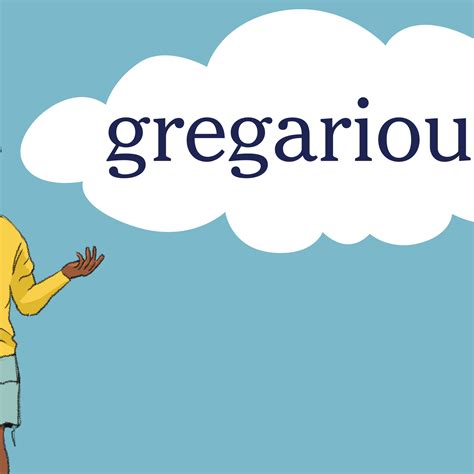 Gregarious Definition 👉 Vocabulary Word Of The Day Gregarious