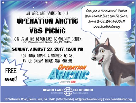 Vbs 2017 Operation Arctic