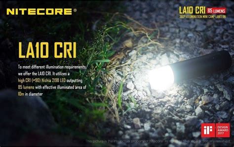 Nitecore La10 Cri High Color Rendering Index Camping Light Shopee