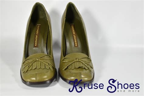 Chinese Laundry Courtney Army Green Leather Pumps New Ebay