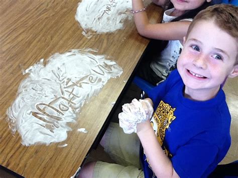 Squirt Shaving Cream On Desk And Ask Them To Write Sight Words Numbers