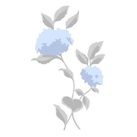 Premium Psd Hydrangea Flower Painting Pattern