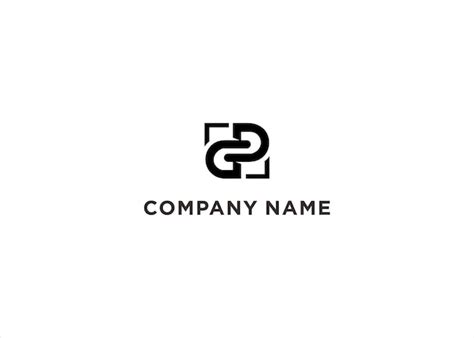 Premium Vector Modern Monogram Initial G P Logo Template