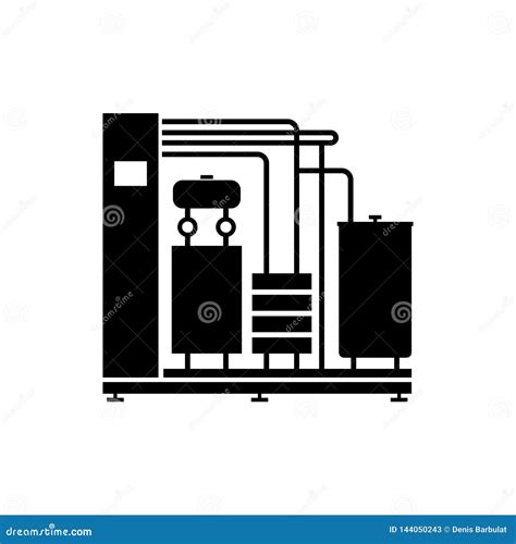 Industrial Milk Pasteurizer Stock Vector Illustration Of Pasteurizer