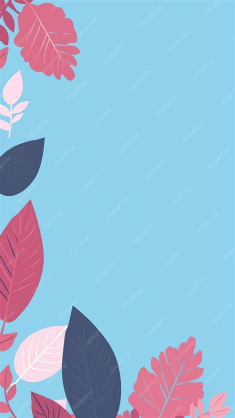 Colorful Leaves Border Design Premium Ai Generated Vector