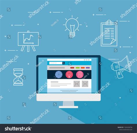 2 Documents On Computr Stock Vectors And Vector Art Shutterstock