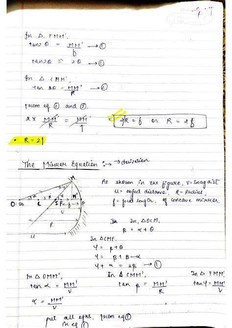 Solution Ray Optics Notes Class 12 Cbse Physics Studypool