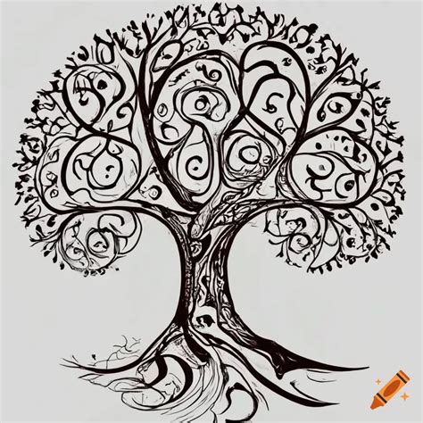 Tree Of Life Drawing
