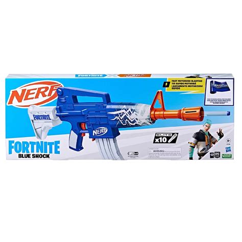 Nerf Fortnite Blue Shock Blaster Time