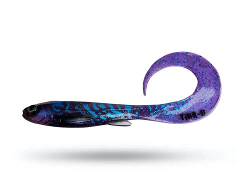 Ubait U Curl 30 Cm Junebug Laken Uv Fiskedrag Gäddjiggar