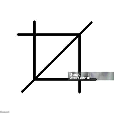 자르기 아이콘 벡터 아이콘입니다 간단한 요소 그림입니다 자르기 기호 디자인입니다 웹 및 모바일 사용할 수 있습니다 0명에 대한 스톡 벡터 아트 및 기타 이미지 Istock