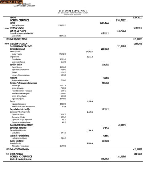 Eerr Agrotrac Srl Pdf Depreciación Economias