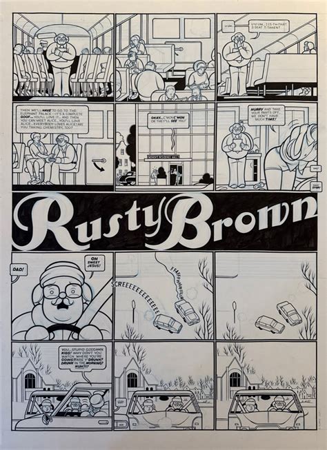 Chris Ware Rusty Brown Page 20 In Doug Ls Chris Ware Comic Art