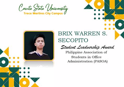 Recognition Cvsu Trece Martires City