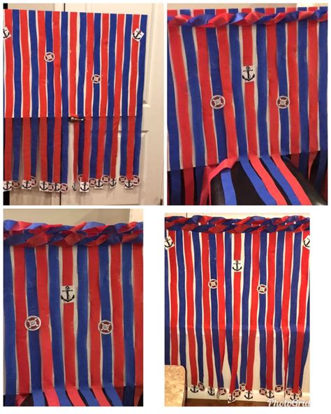 Nautical Candy Table Backdrop Do It Yourself Projects Candy Table