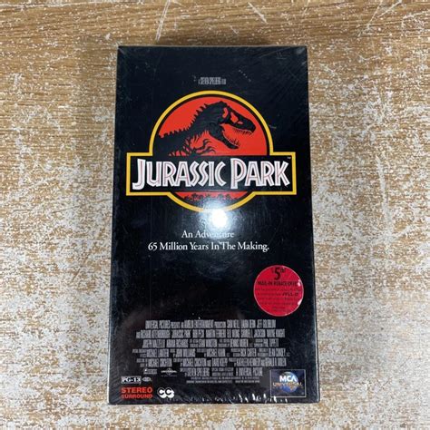 Jurassic Park By Steven Spielberg Vhs 1993 Sealed With Watermark £32