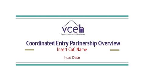 Coordinated Entry Partnership Overview Insert Co C Name
