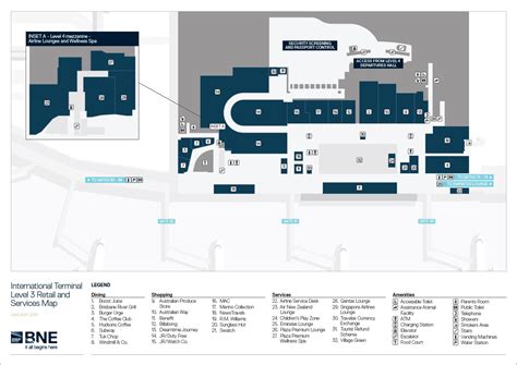 Terminal Maps Brisbane Airport