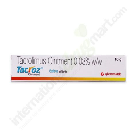 Buy Tacrolimus 0 03 10g Ointment Online Idm