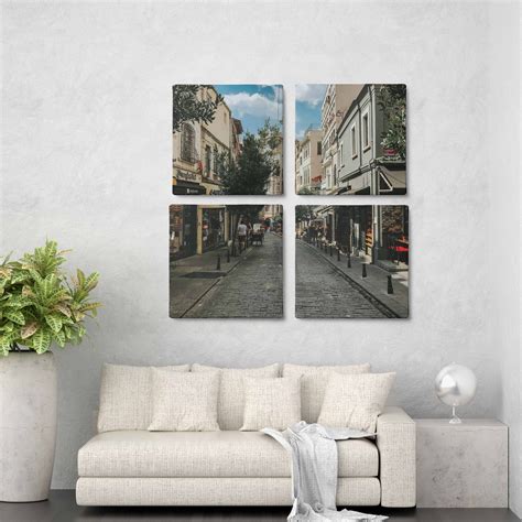 Four Panel Square Canvas Split Atlanta Canvas And Print