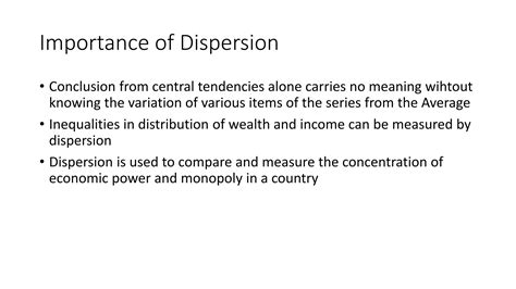 Topic 4 Measures Of Dispersion And Numericalspptx
