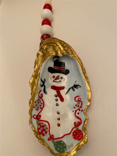 Snowman Ornament Etsy