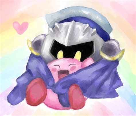Kirby And Meta Knight By Naughty Word On Deviantart