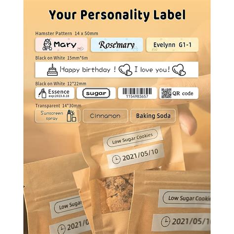 Lufier Thermal Label Maker Inkless Machine Mini Portable Bluetooth